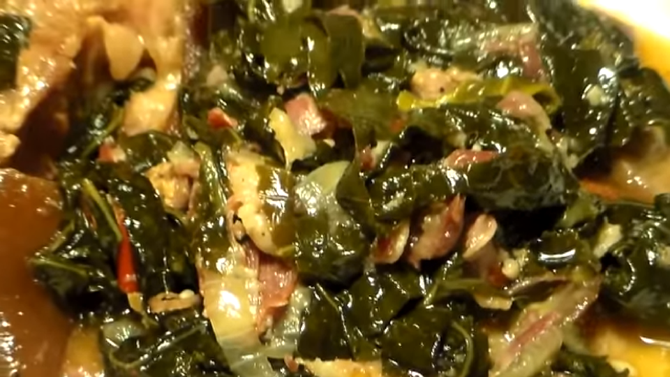 World’s Best Southern-Style Collard Greens With Smoked Ham Hocks Recipe ...